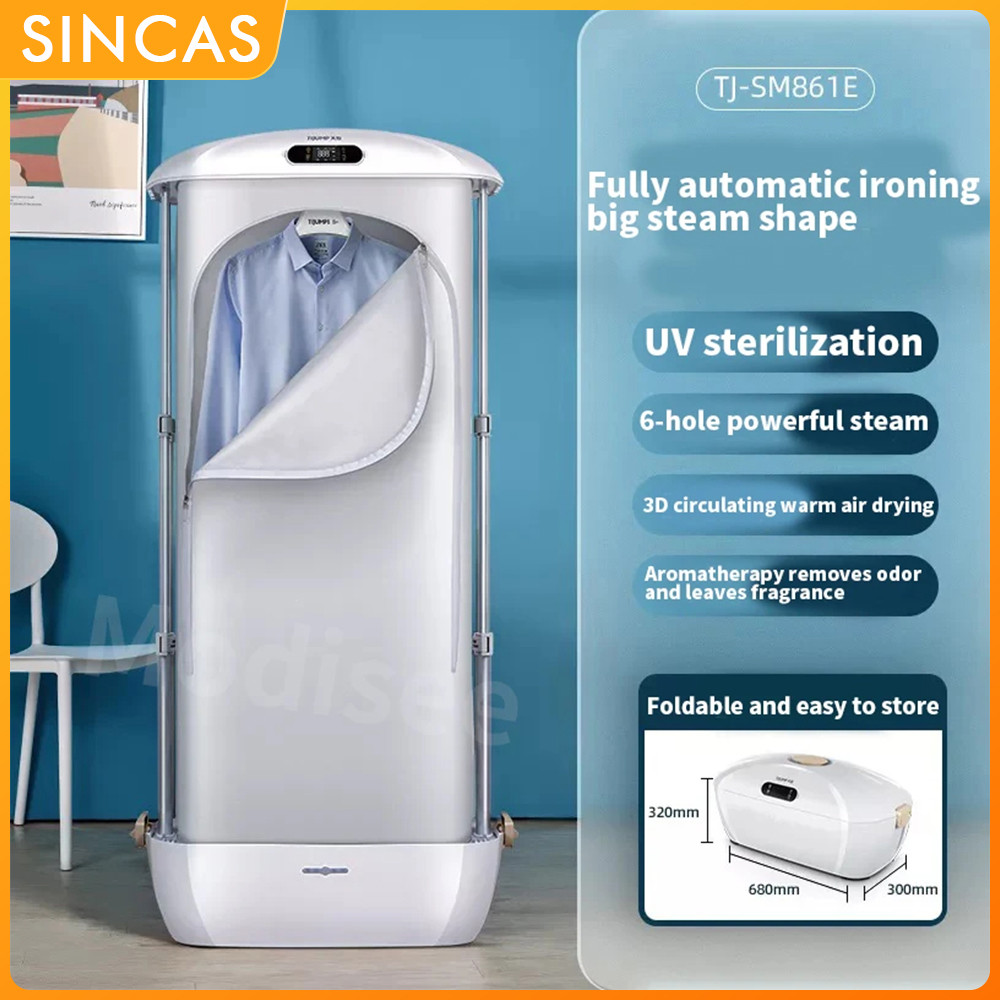 Jual Electric Clothes Dryer Collapsible UV Iron Steam Multifunctional Automatic Ironing Machine ...