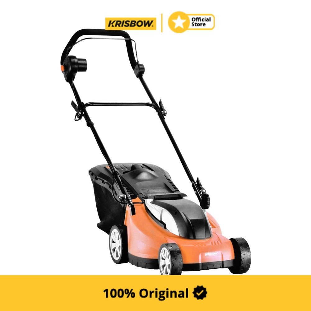 Jual Krisbow Lawn Mower Mesin Pemotong Rumput Elektrik 14 Inchi ...