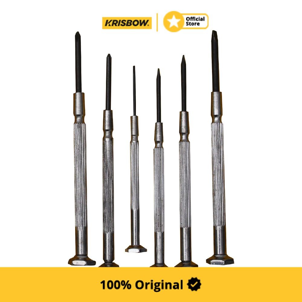 Jual Krisbow Set Screwdriver Obeng Presisi 6 Pcs | Shopee Indonesia