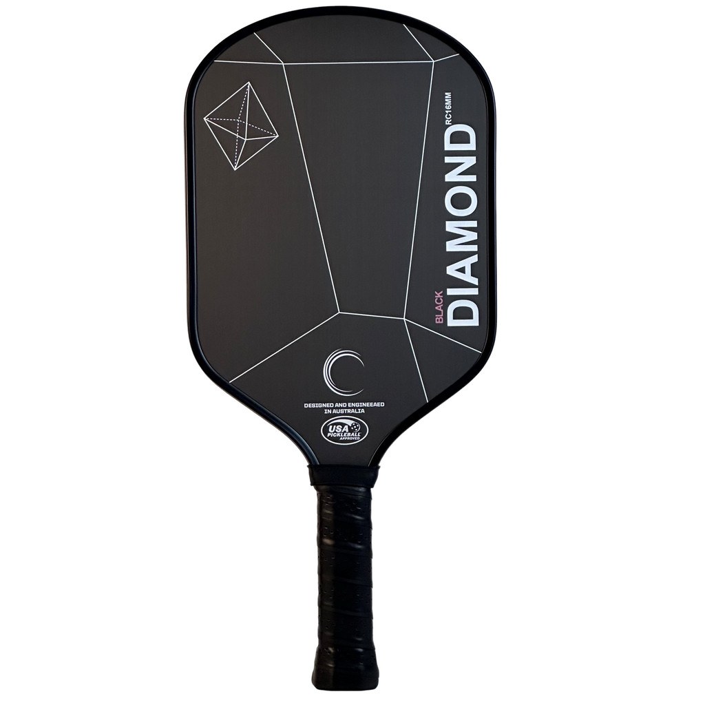 Jual BLACK DIAMOND Carbon Fiber Pickleball Paddle Raw Carbon Surface ...
