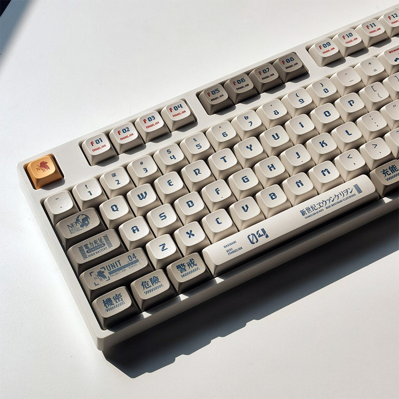 Jual Keycaps PBT profil XDA mechanical keyboard Evangelion NERV EVA ...