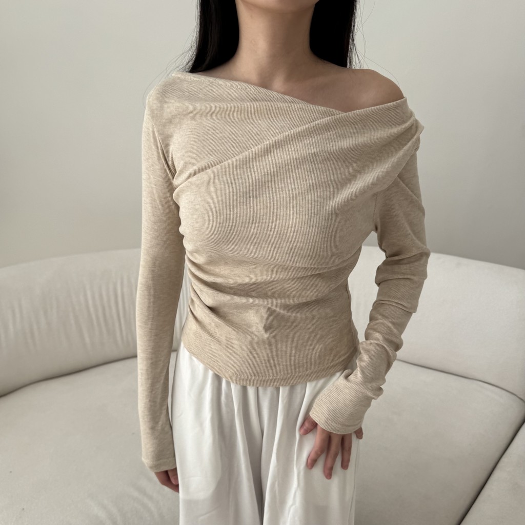 Jual IOTA TOP | Atasan Knit Wanita Korean Top Baju Knit Wanita Lengan Panjang Basic Long Sleeve ...