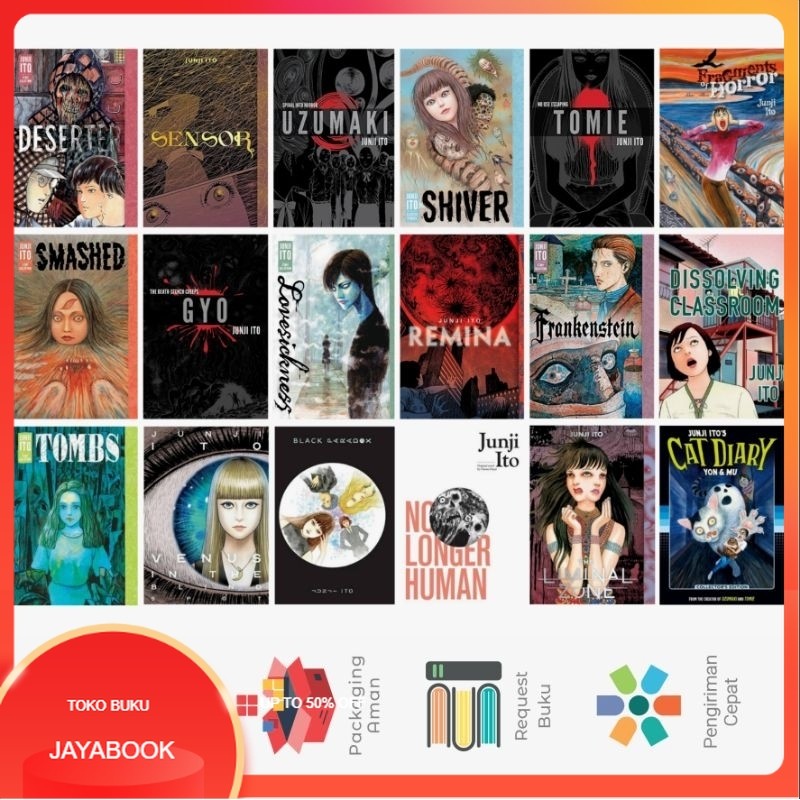 Jual (Eng) Comic Junji ito Manga Books Collection new | Shopee Indonesia