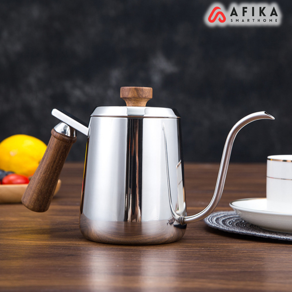Jual Teko Kopi Leher Angsa Gooseneck Pour Over Drip Kettle 600ml ...