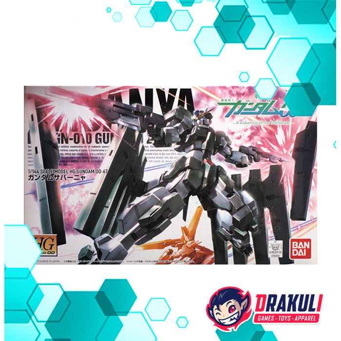 Jual Drakuli HQ BANDAI Plamo HG Gundam 00-67 Gundam Zabanya | Shopee Indonesia
