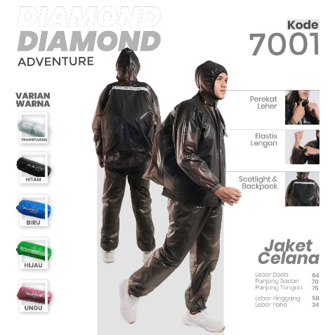 Jual Jas Hujan Outdoor Ransel Dewasa Pria Wanita PLEVIA 7001BP Mantel ...