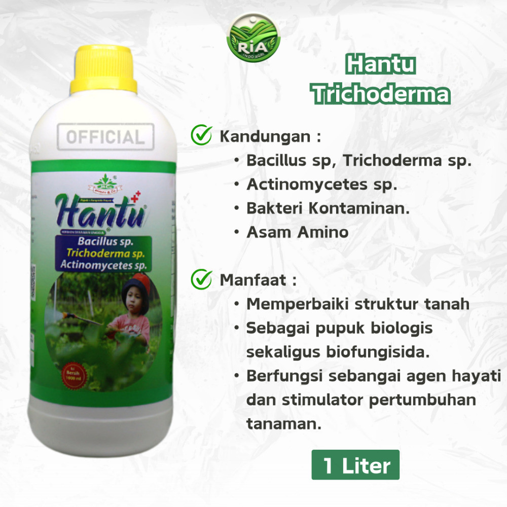 Jual Pupuk Hantu Trichoderma 1liter Biofungisida Atasi Jamur Tanaman ...
