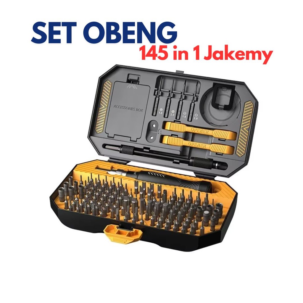 Jual 145in1 Jakemy Set Obeng HP Laptop Komputer Torx Philips Sloted ...