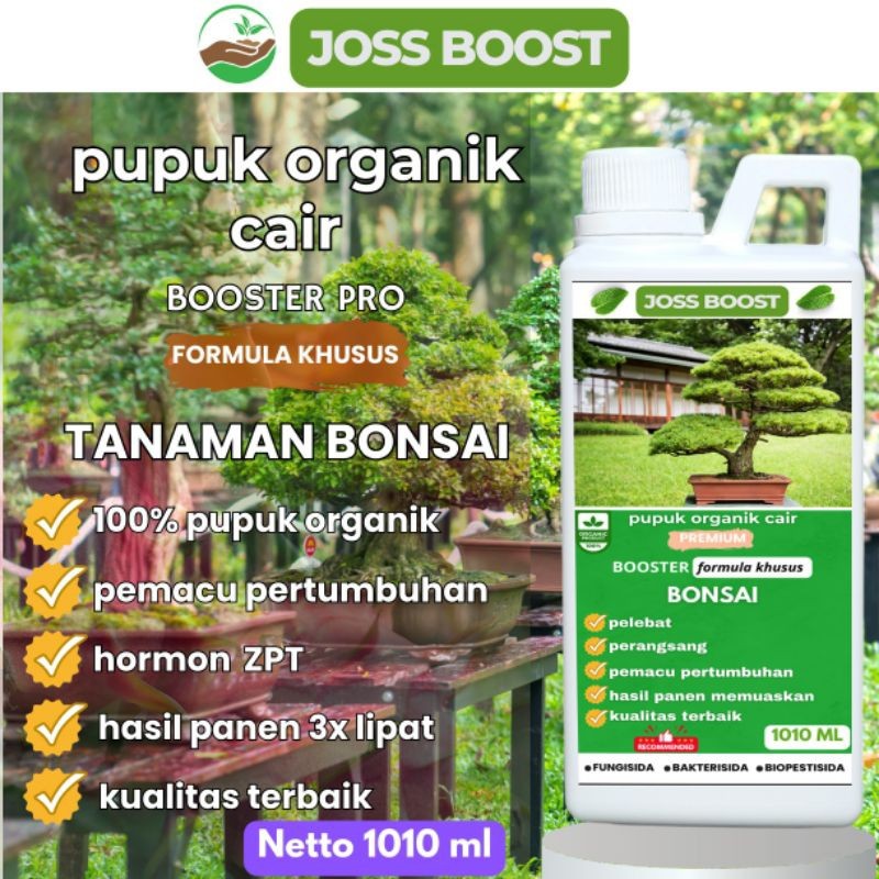 Jual Pupuk Organik Cair Booster Bonsai, POC JOSSBOOST Bonsai, poc kompos organik Melebatkan ...