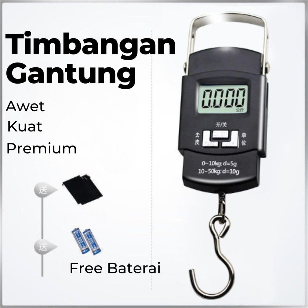 Jual Timbangan Digital Timbangan Gantung Digital Weight Scale Timbangan ...