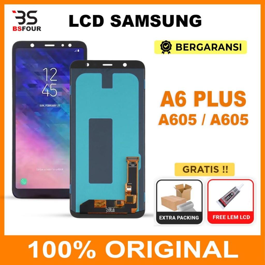 Jual LCD SAMSUNG A6 PLUS / A605 / A605F FULLSET TOUCHSCREEN | Shopee Indonesia