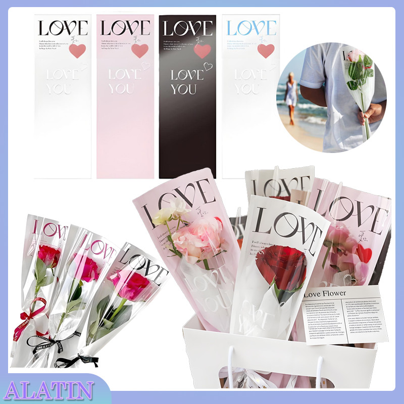 Jual [1 Pack 20 Lembar] Plastik Single Flower Bag / Lembar Single Stalk ...