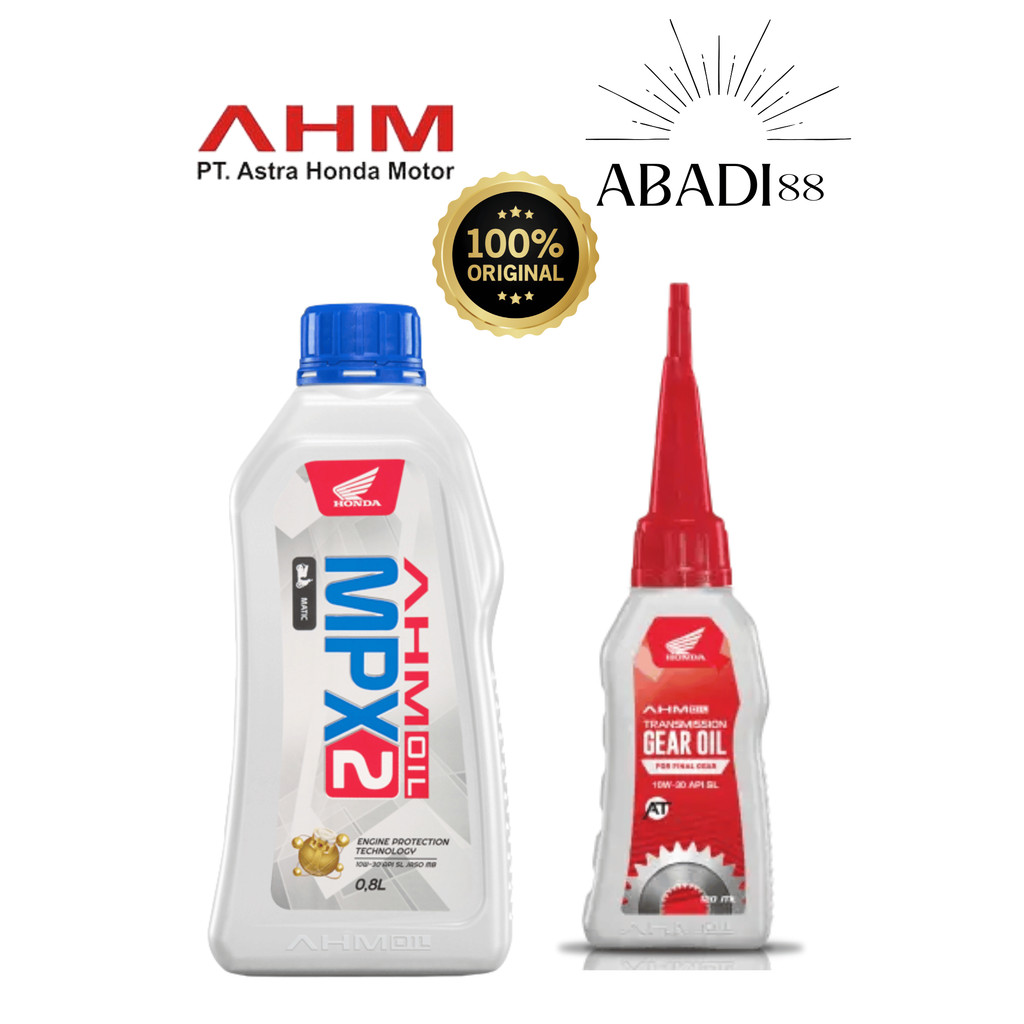 Jual Special Package AHM Matic MPX2 800ml & Gear 120ml Paket Spesial ...