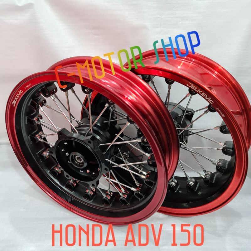 Jual Velg Delkevic Jari-Jari Adv 150 Lebar 300-450 Ring 14 Tromol Merk ...