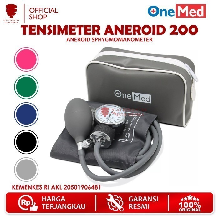 Jual Onemed Tensimeter Aneroid Alat Ukur Tekanan Darah Tensi Jarum ...