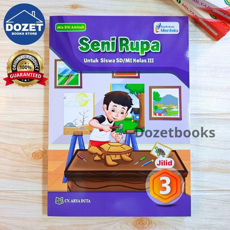 Jual Buku Paket Seni Rupa Kelas 3 SD/MI Kurikulum Merdeka Untuk Siswa CV. ARYA DUTA | Shopee ...