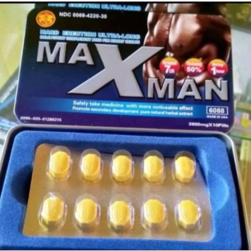 Jual Obat Kuat Pria Tahan Lama Original 100% Maxman Kuat Tahan Lama ...