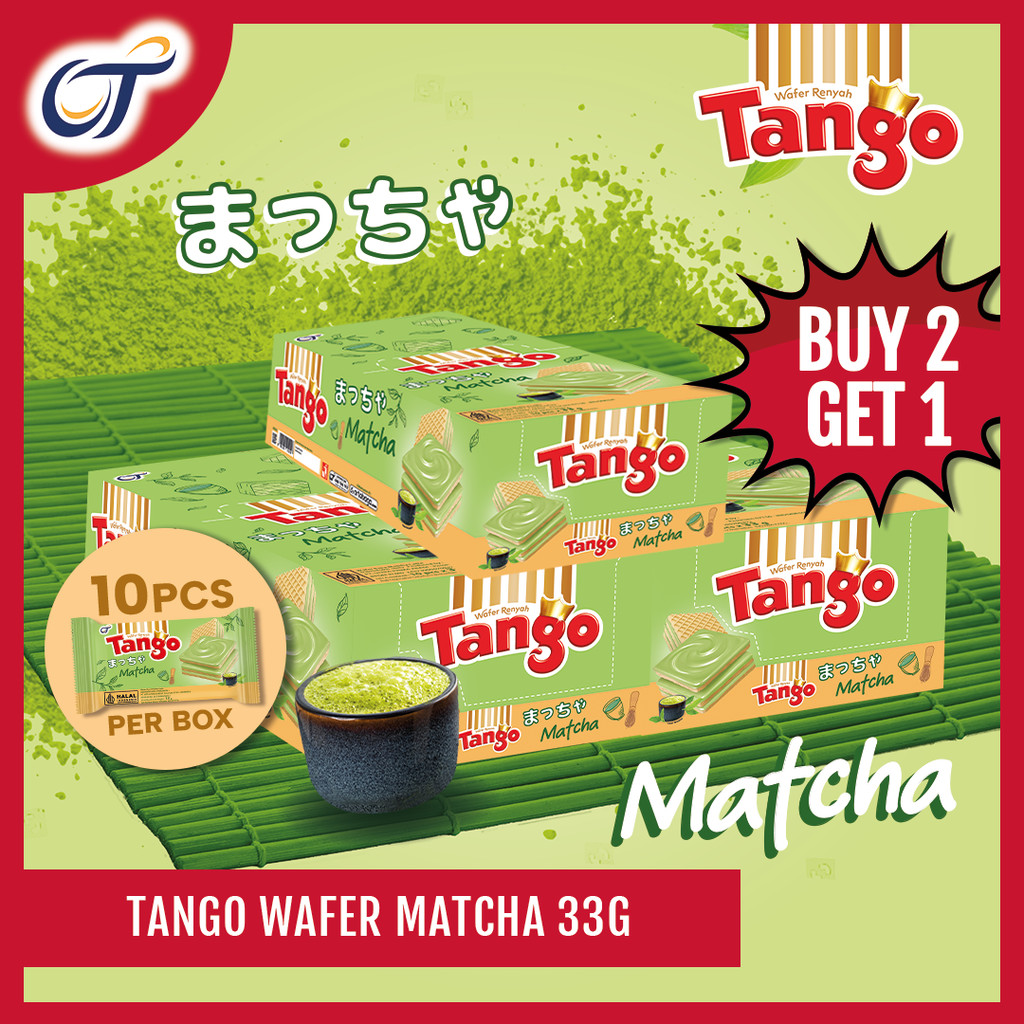 Jual B2G1 - Tango Wafer Premium Matcha 33GR [1 Box] | Shopee Indonesia