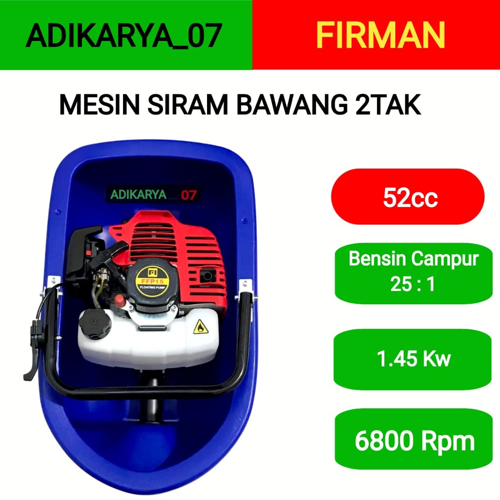 Jual Pompa Air Apung FIRMAN FFP15 Floating Pump Water Pump 2Tak 52CC ...