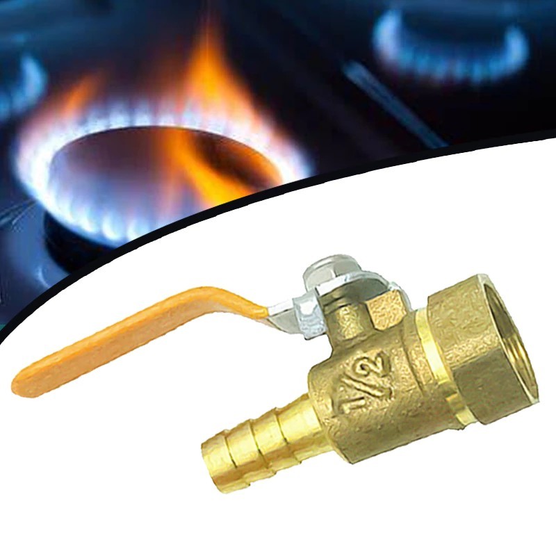 Jual Kran Gas Air Katup Adaptor Penyambung Pemutus Pipa Tembaga 1/2 ...