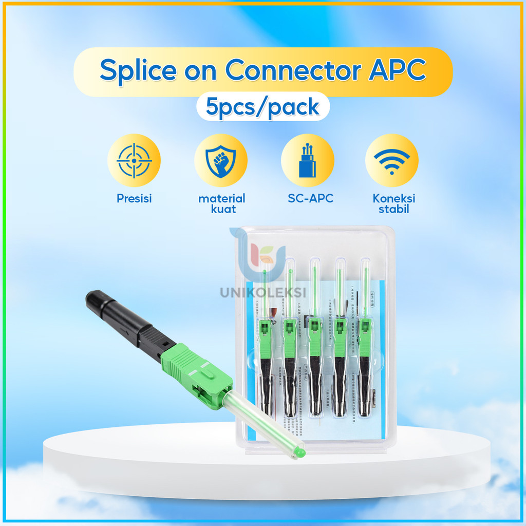 Jual 1Pack/5Pcs Splice On Connector SOC SC/APC Untuk Sambungan Kabel ...