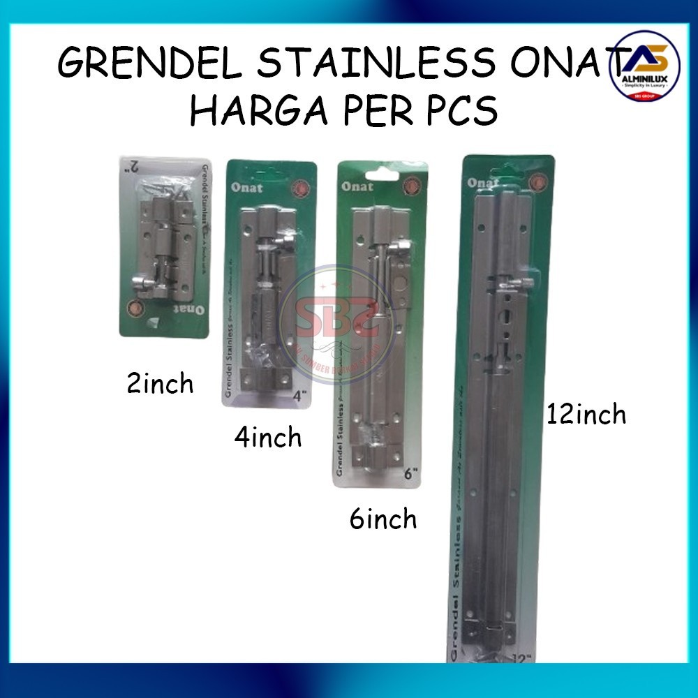 Jual GERENDEL / GRENDEL ONAT STAINLESS 2" 4" 6" 12" (2inch, 4inch ...