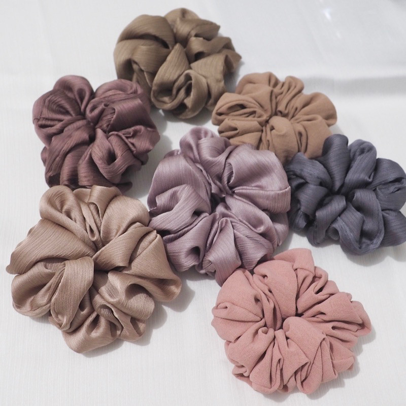 Jual Ikat Rambut Scrunchies Premium / Scrunchies Hijab Premium / Ikat ...