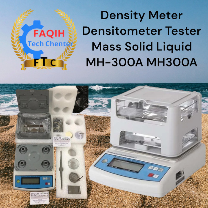 Jual Density Meter Densitometer Tester Mass Solid Liquid MH-300A MH300A ...