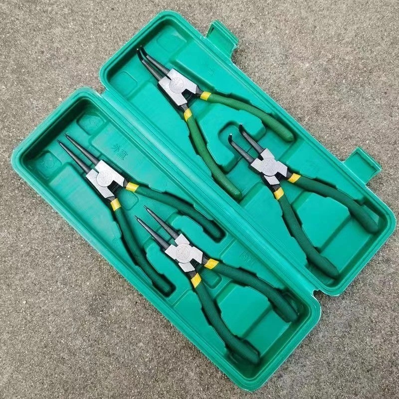 Jual Tang Circlip 7inch 4in1 Tang Snap Ring 7" Set Bengkok Tang ...