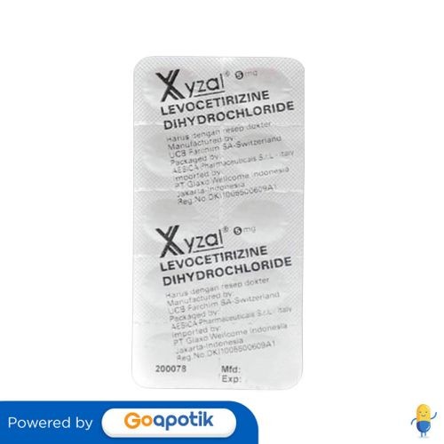 Jual Xyzal 5 Mg Strip 10 Tablet | Shopee Indonesia