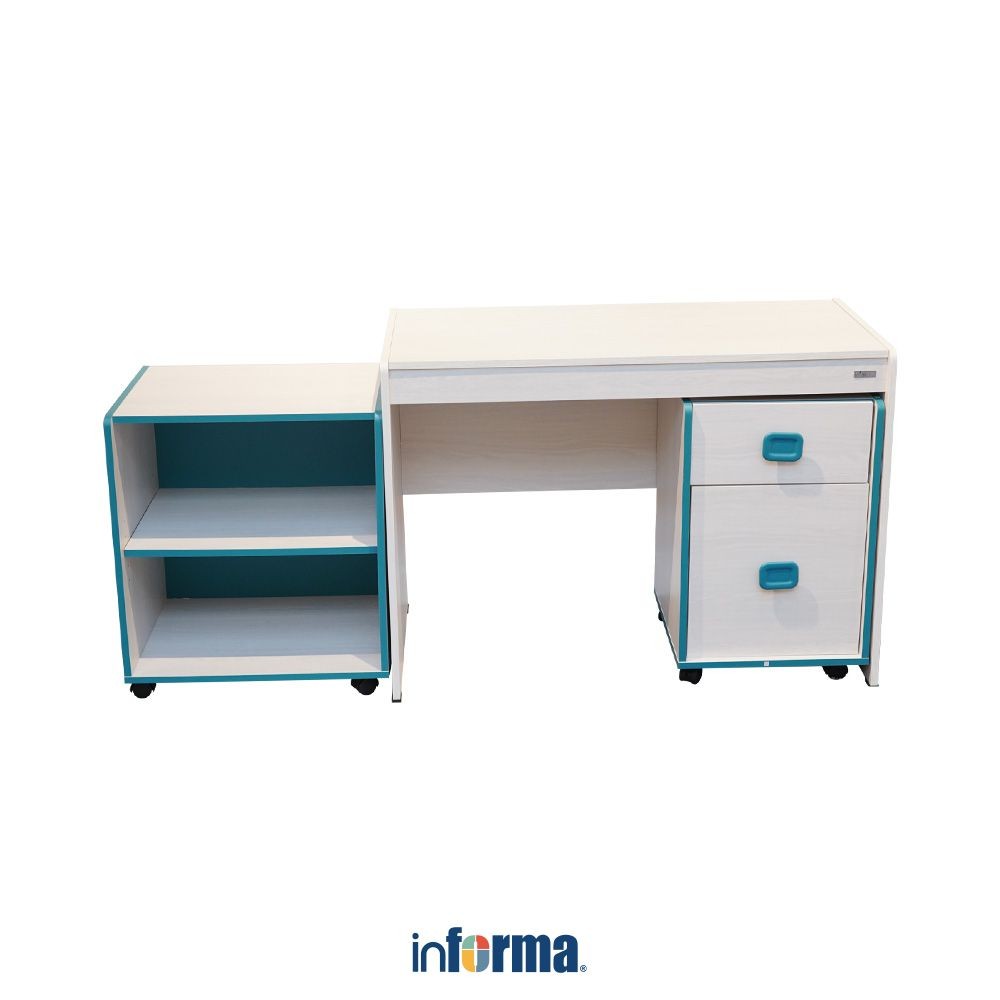 Jual Informa Parla Meja Belajar Anak Dengan Laci - Biru Kids Study ...