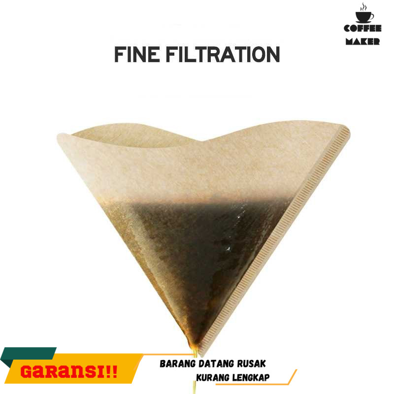 Jual Kertas Filter Saringan Kopi V60 Drip 1 - 2 Serve 100 PCS - V40 ...