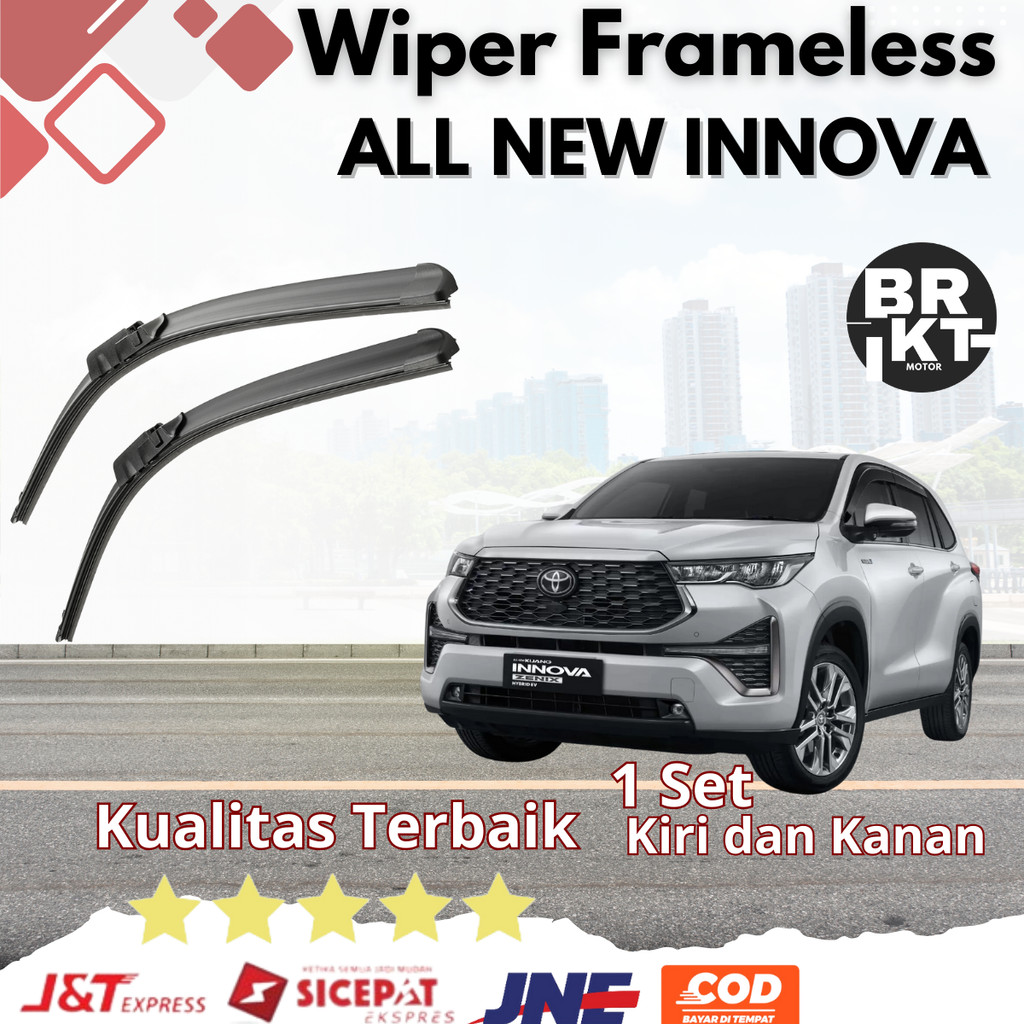 Jual [COD] Wiper Kijang Innova All New Sapuan Kaca Mobil Model ...