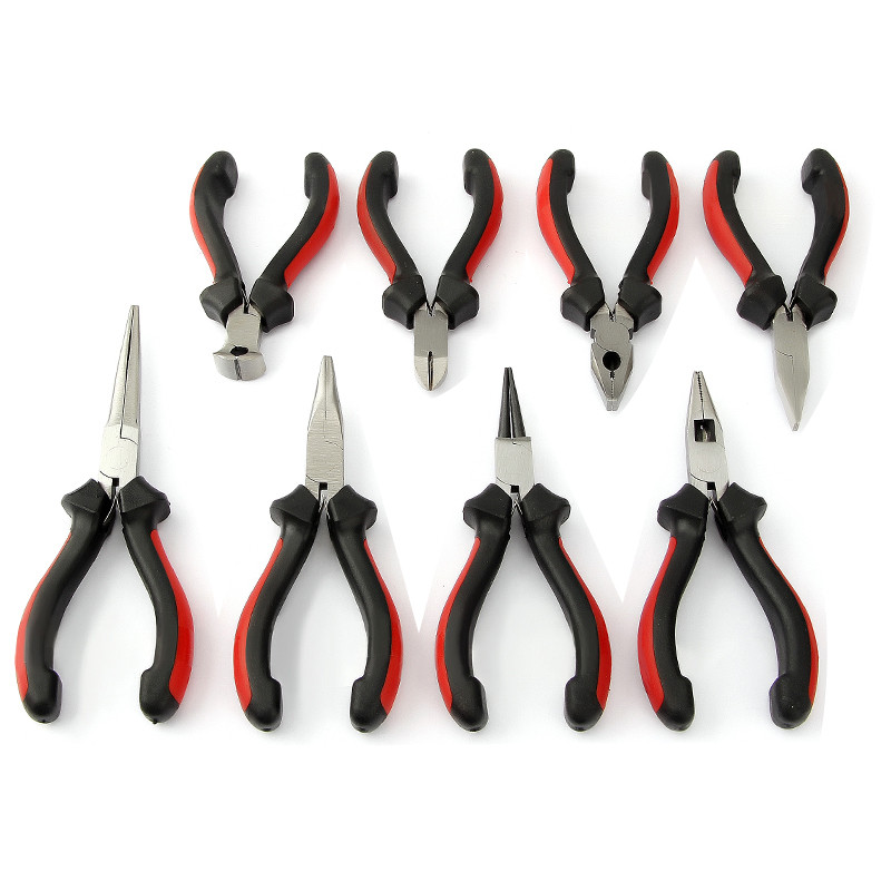 Jual Mini Pliers Diagonal Pliers Wire Round Mouth Bent Long Needle Nose ...