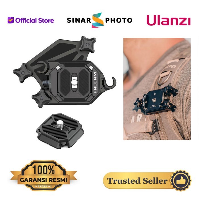 Jual Ulanzi Falcam F38 Quick Release Backpack Strap Clamp | Shopee ...