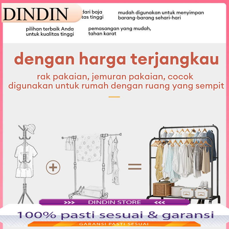 Jual DIN Double Stand Hanger Gawang Besi Kuat | Shopee Indonesia