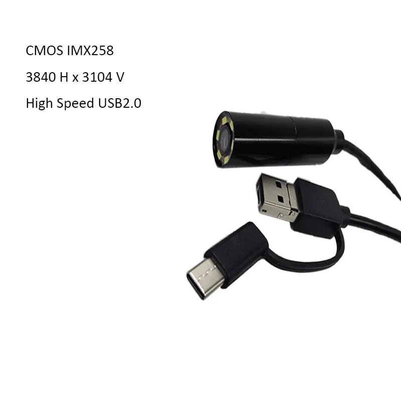 Jual 4K 12MP HD AF endoscope USB camera module imx258 sensor, digital ...