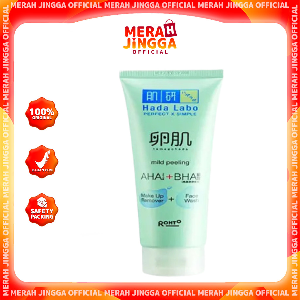 Jual Hada Labo Tamagohada Mild Peeling Face Wash 50gr | Merah Jingga ...