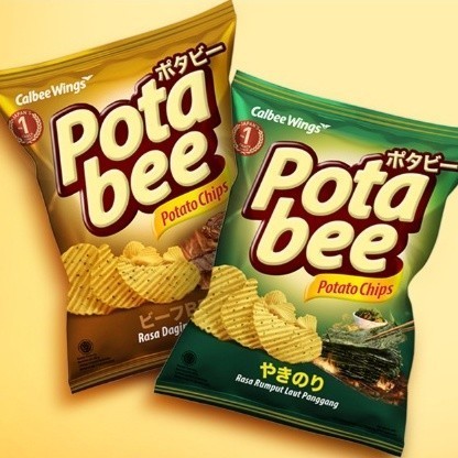 Jual SNACK POTABEE 14 GRAM RENCENG POTA BEE BBQ BEEF KENTANG JUMBO ...