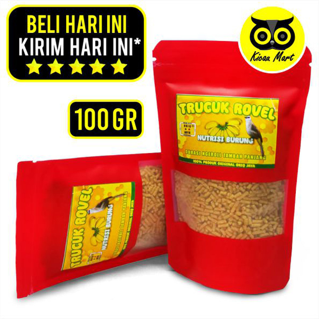 Jual KICAU MART Pakan Burung Pemakan Pisang Trucuk Rovel Oriq Jaya ...