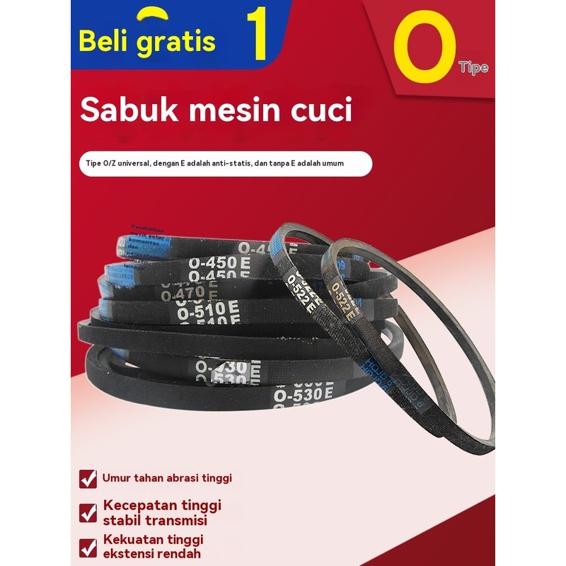 Jual Sabuk mesin cuci O-jenis aksesori pulley universal penuh/semi ...