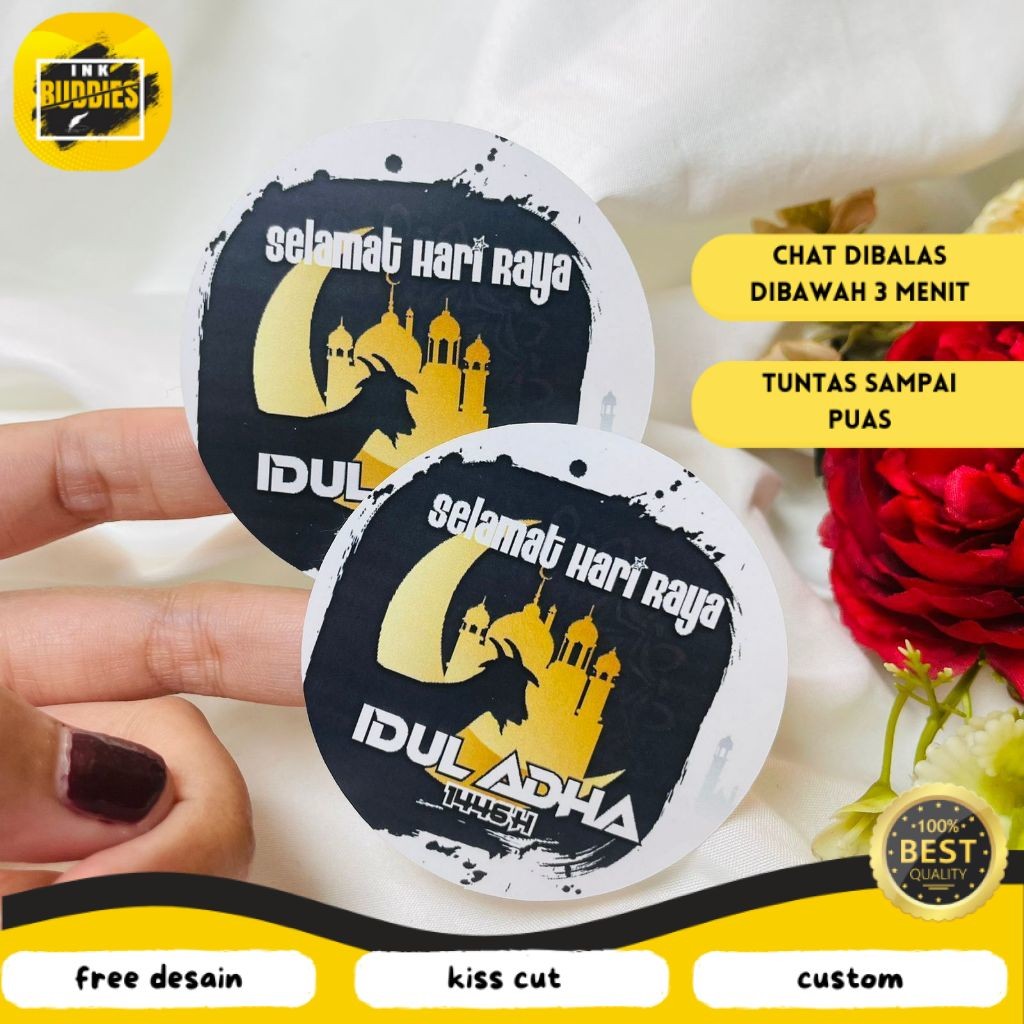 Jual INB Sticker Selamat Hari Raya Idul Adha Sticker Lebaran Haji ...