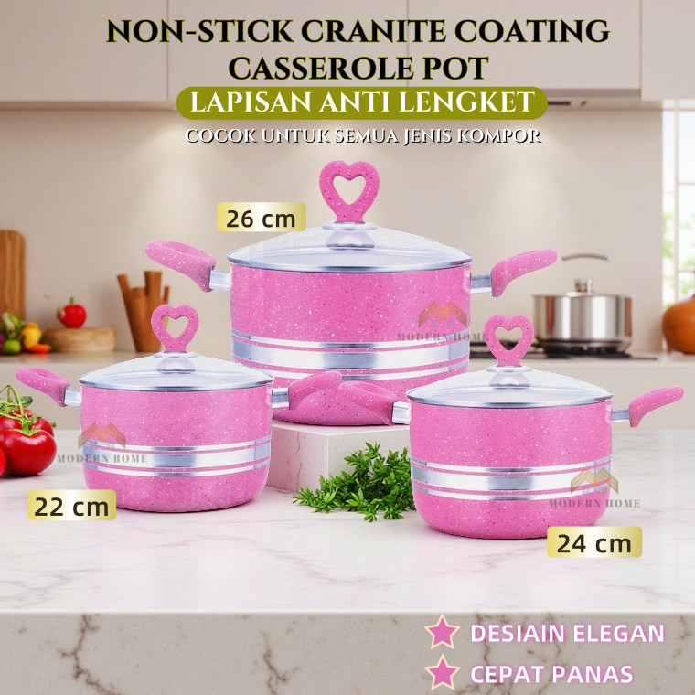 Jual Panci Set 6in1 Design Cantik Panci Sayur Panci ainless Steel Tutup ...