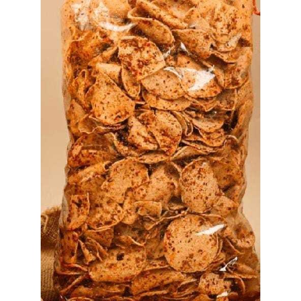 Jual basreng keripik/basreng bulat/basreng koin pedas daun jeruk bumbu ...