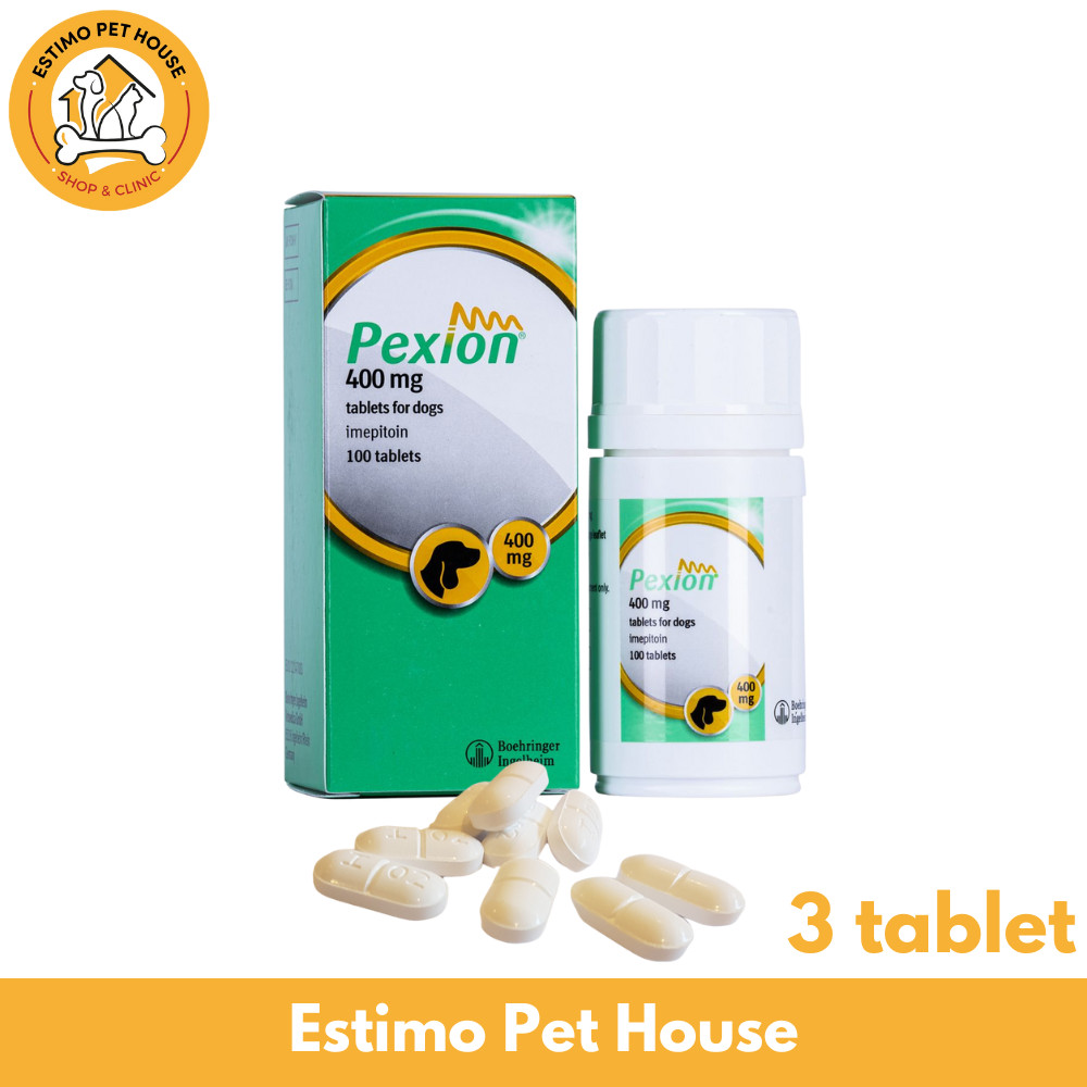 Jual PEXION 400mg 3tablet Obat Kejang & Epilepsi Anjing | Shopee Indonesia
