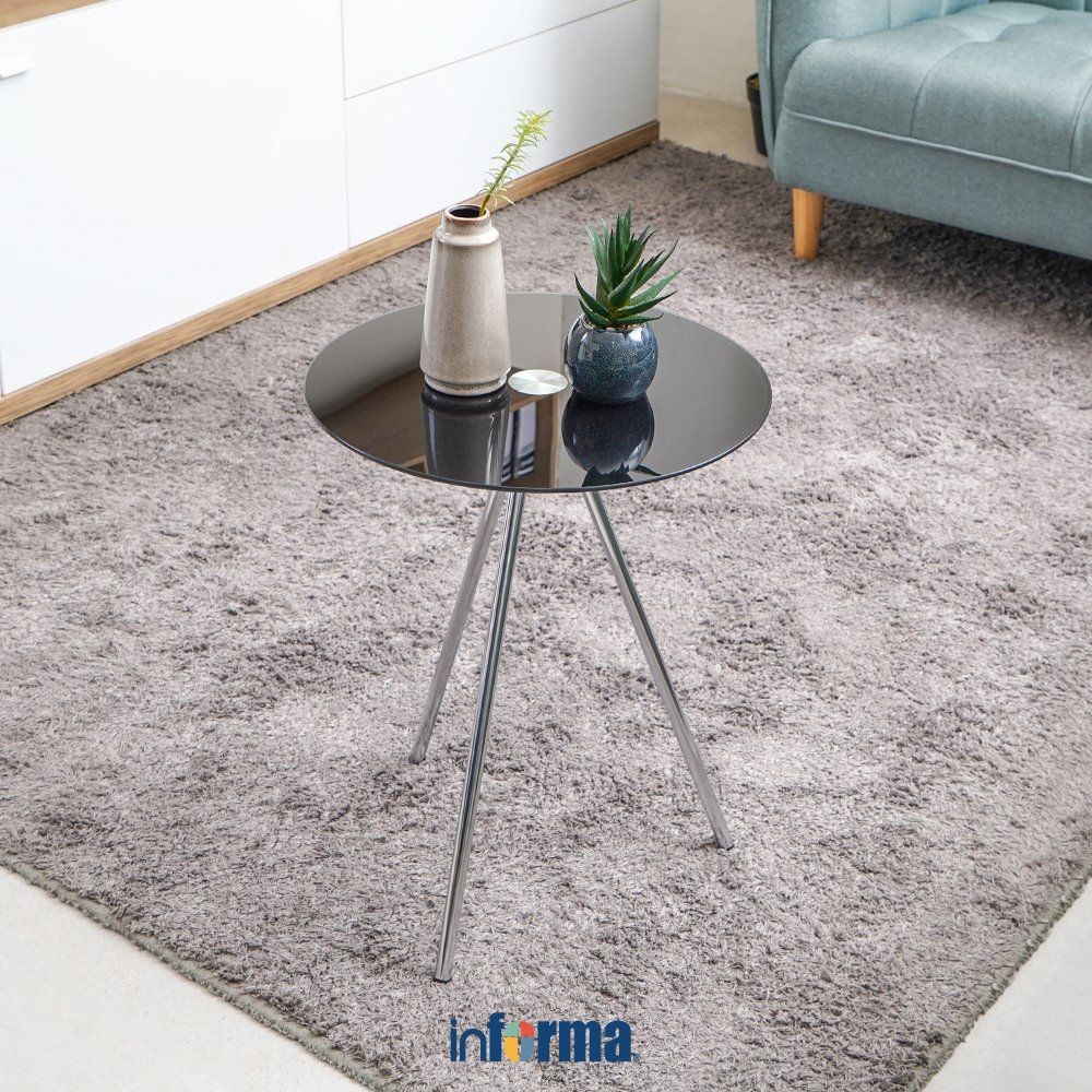 Jual Informa Triplicy Meja Sisi - Hitam End Table Meja Kecil Aesthetic ...