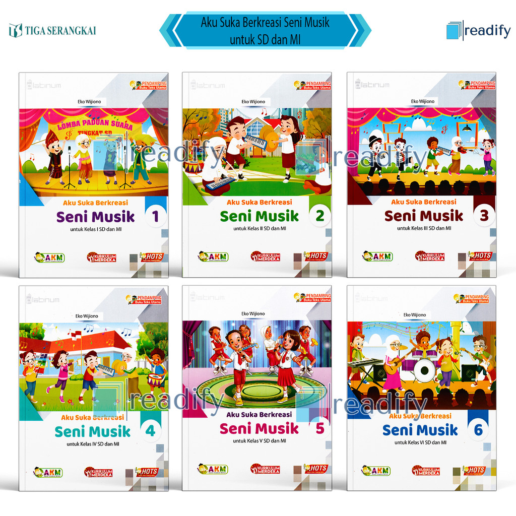 Jual Platinum Aku Suka Berkreasi Seni Musik Kelas 1 2 3 4 5 6 SD/MI Kurikulum Merdeka Revisi ...