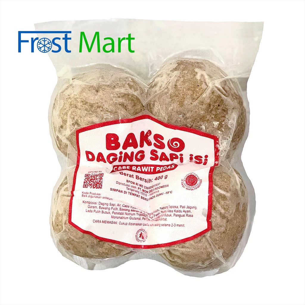 Jual Baso Sapi Tenis isi Rawit Pedas 4Pcs Besar | Shopee Indonesia