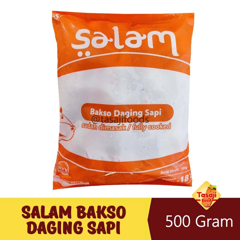 Jual Salam Bakso Daging Sapi Fully Cooked 500 Gram Frozen Food | Shopee ...