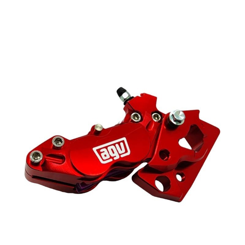 Jual AGV Kaliper Big Pot 4 Piston Warna Kalifer 4P Full CNC Chrome For ...